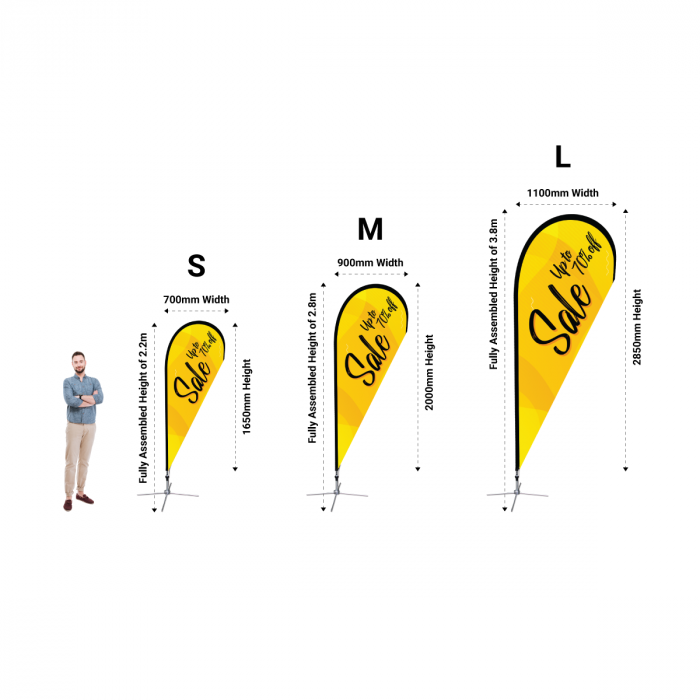 tear drop banner vector