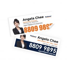 Personalised Agent Sticker - Huttons