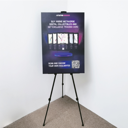 Tripod Poster Board Economy Poster Stand Display | 22"W X 28"H Poster